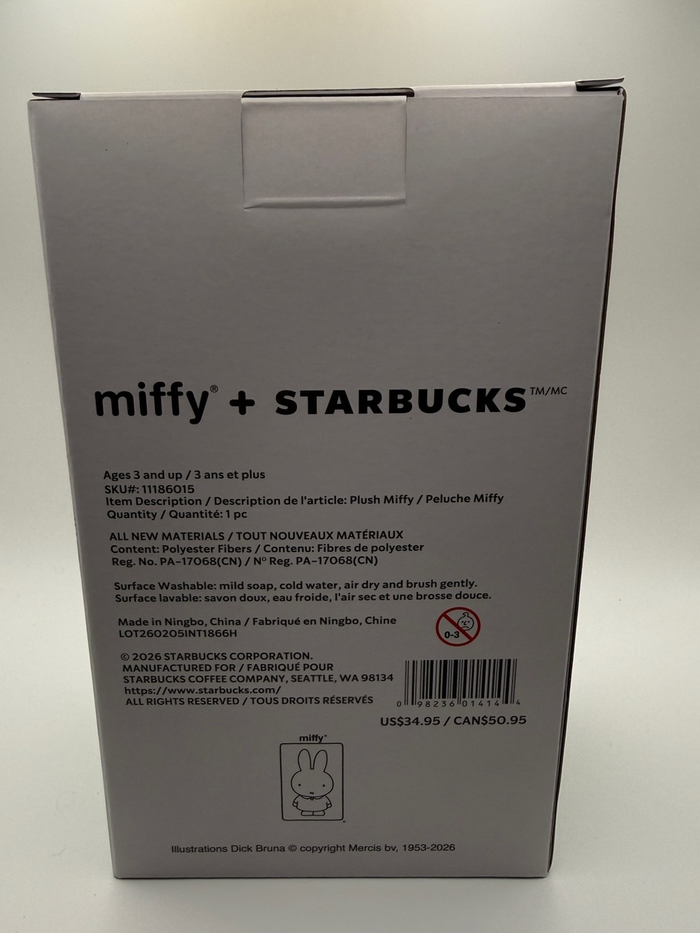 Starbucks | Other | Viral Rare Nib Starbucks X Miffy Limited Edition ...